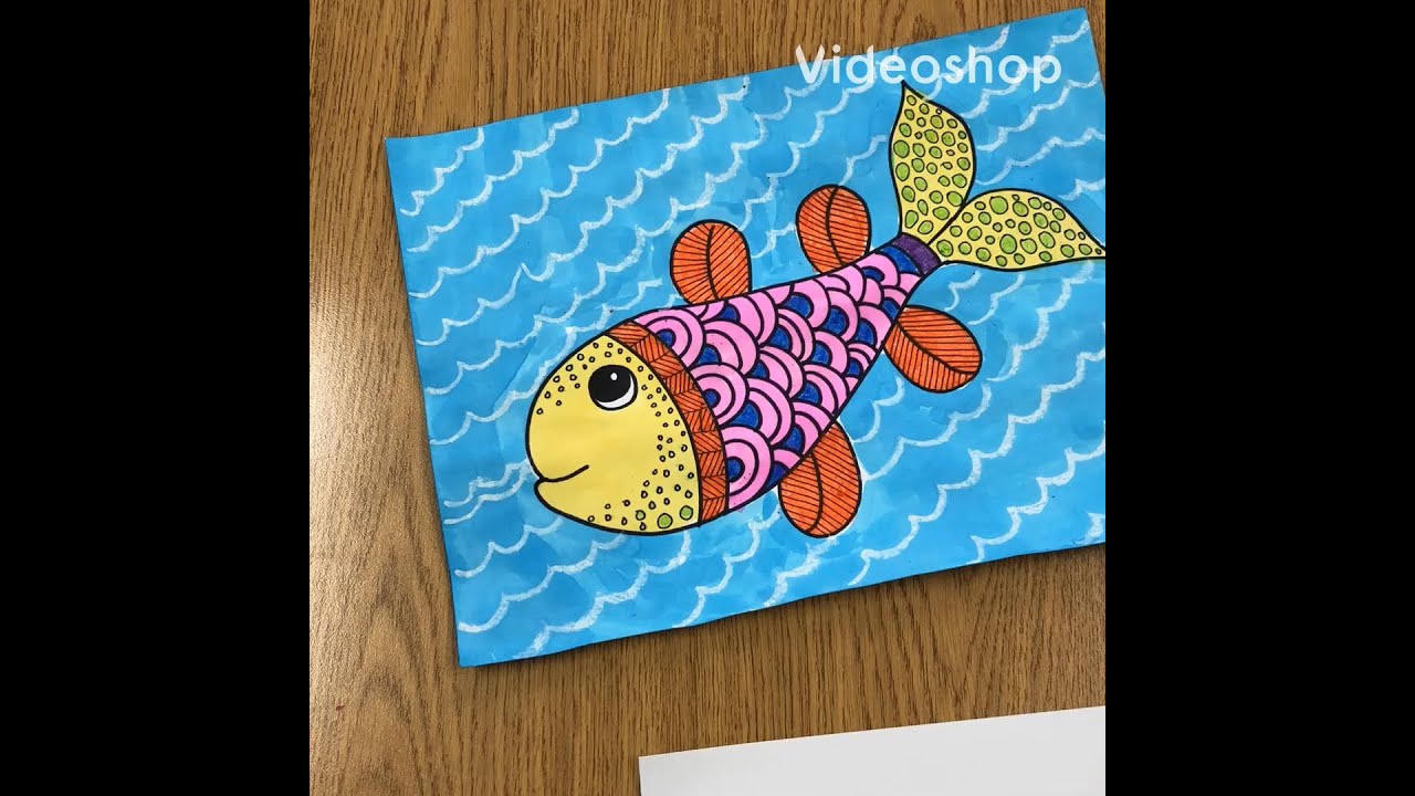 Gond Fish Drawing Steps - YouTube