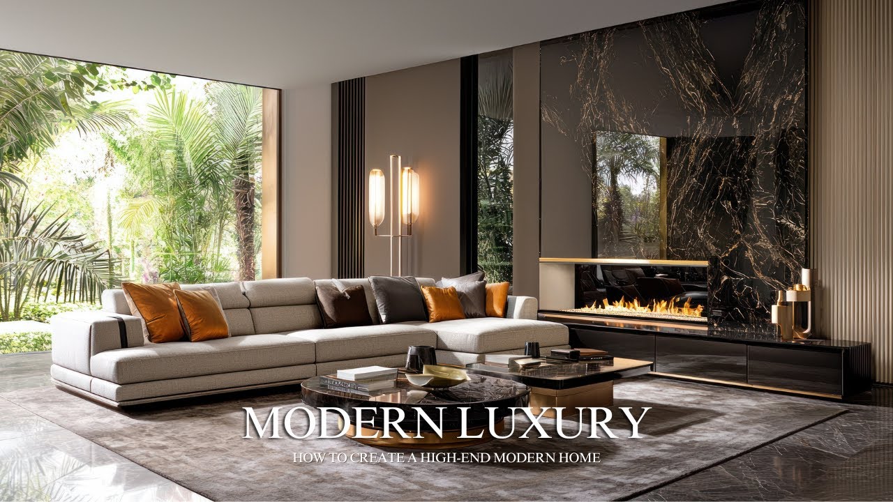 Modern Luxury Home Interior Design: How to Create a High-End Modern ...