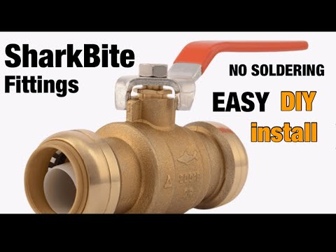 EASY-DIY PLUMBING—Installing shark bite fittings - YouTube