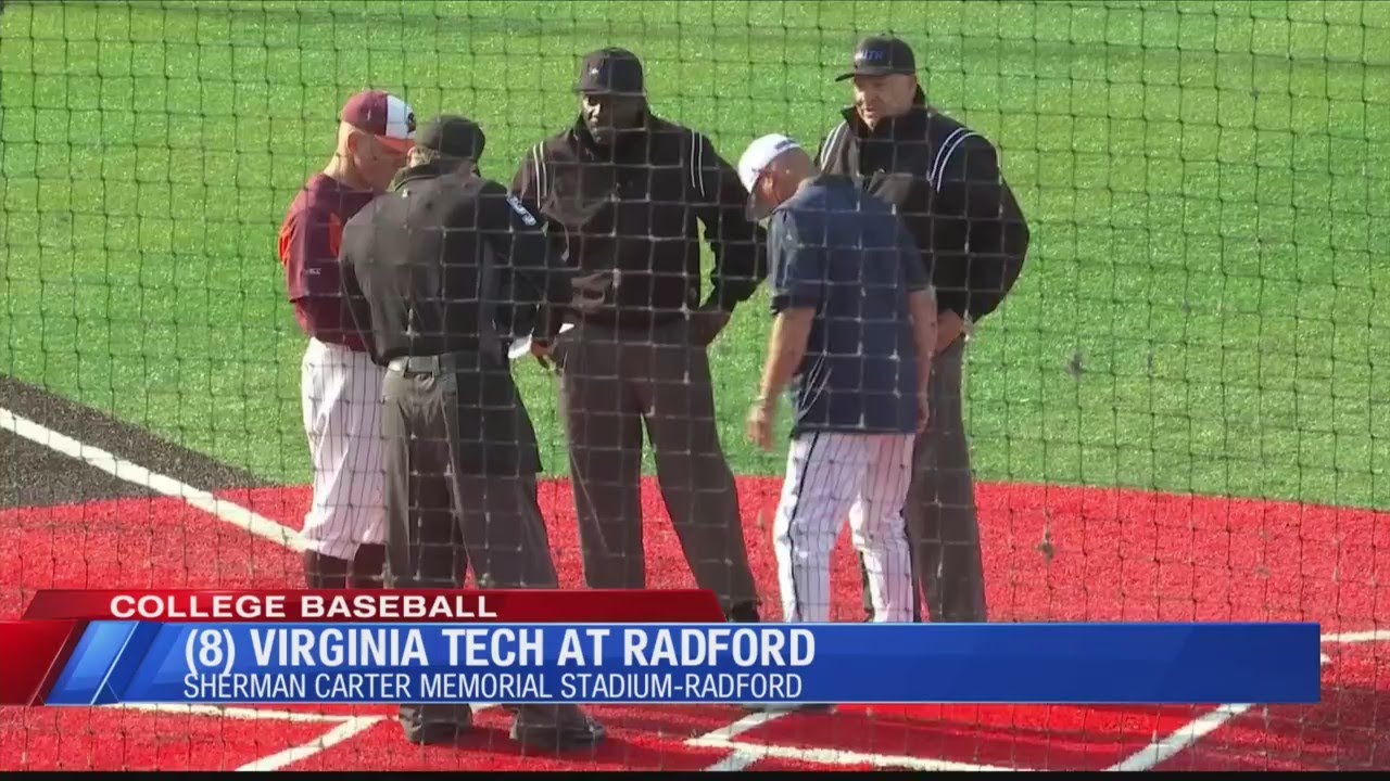 Virginia Tech wins big over Radford in baseball - YouTube