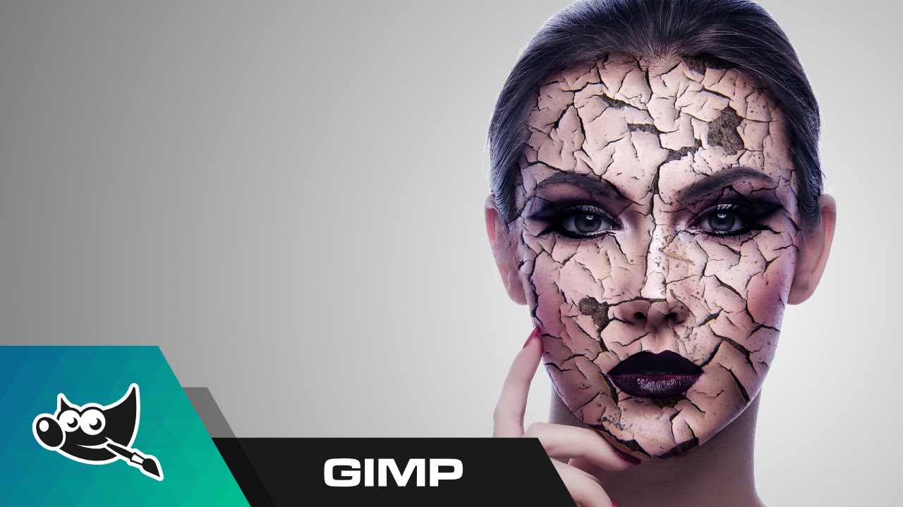 GIMP Tutorial: Cracked and Peeling Skin - YouTube