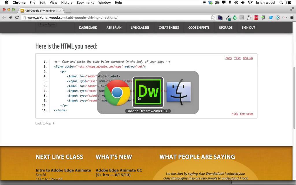 Add Google Drive Directions to your web page - YouTube