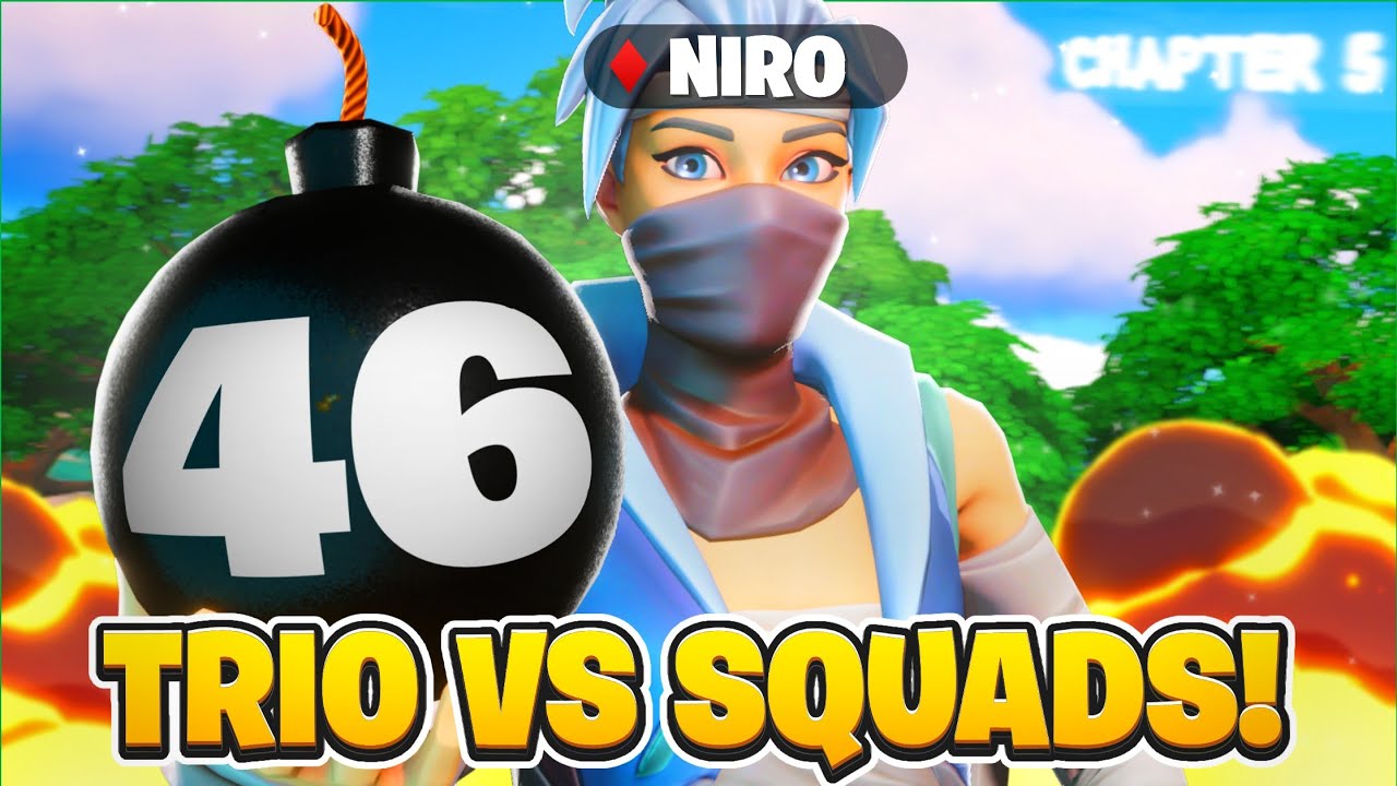 46 Elimination TRIO VS SQUADS In Fortnite CHAPTER 5 🎮 - YouTube