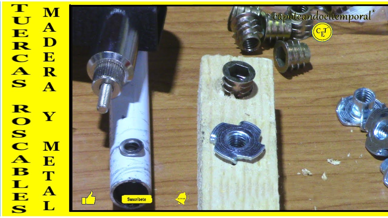 ROSCAS PARA MADERA Y METAL - YouTube