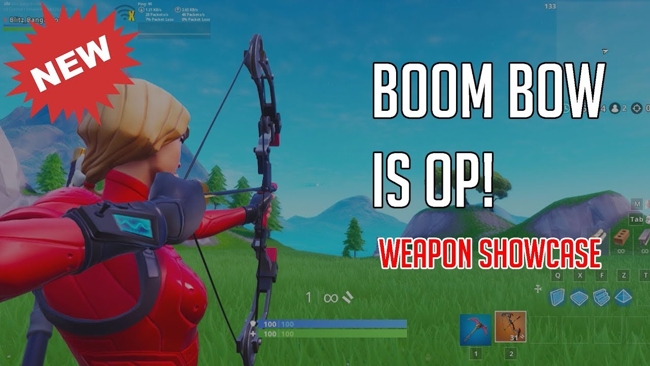 NEW BOOM BOW IS OP! | FORTNITE WEAPON SHOWCASE - YouTube