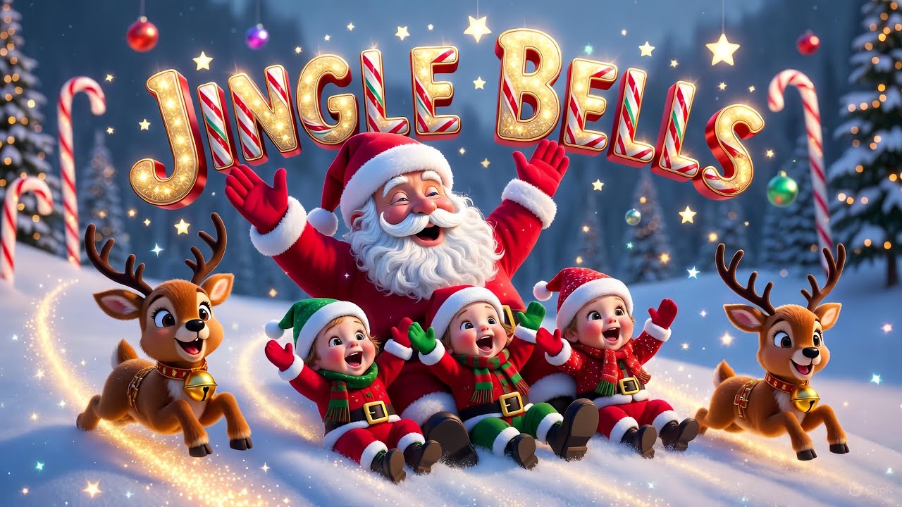 Jingle Bells Original Song🎄with Lyrics | Christmas song for Kids |# ...