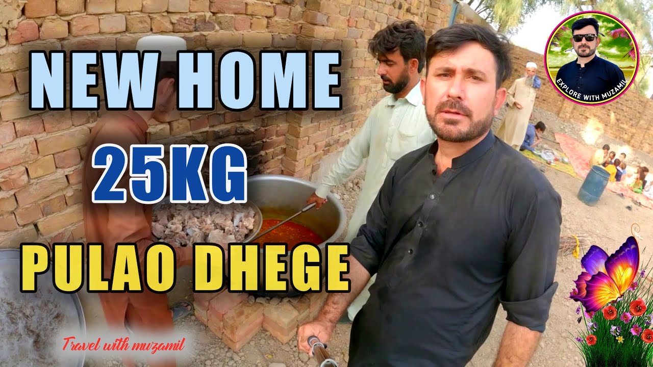 New Gar | 25 Kg ghost pulao degh | Explore with Muzamil | village ...
