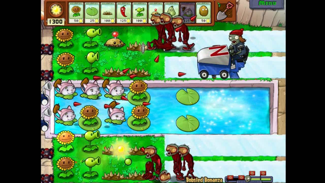 Plants vs Zombies: Bobsled Bonanza (13/20) - YouTube