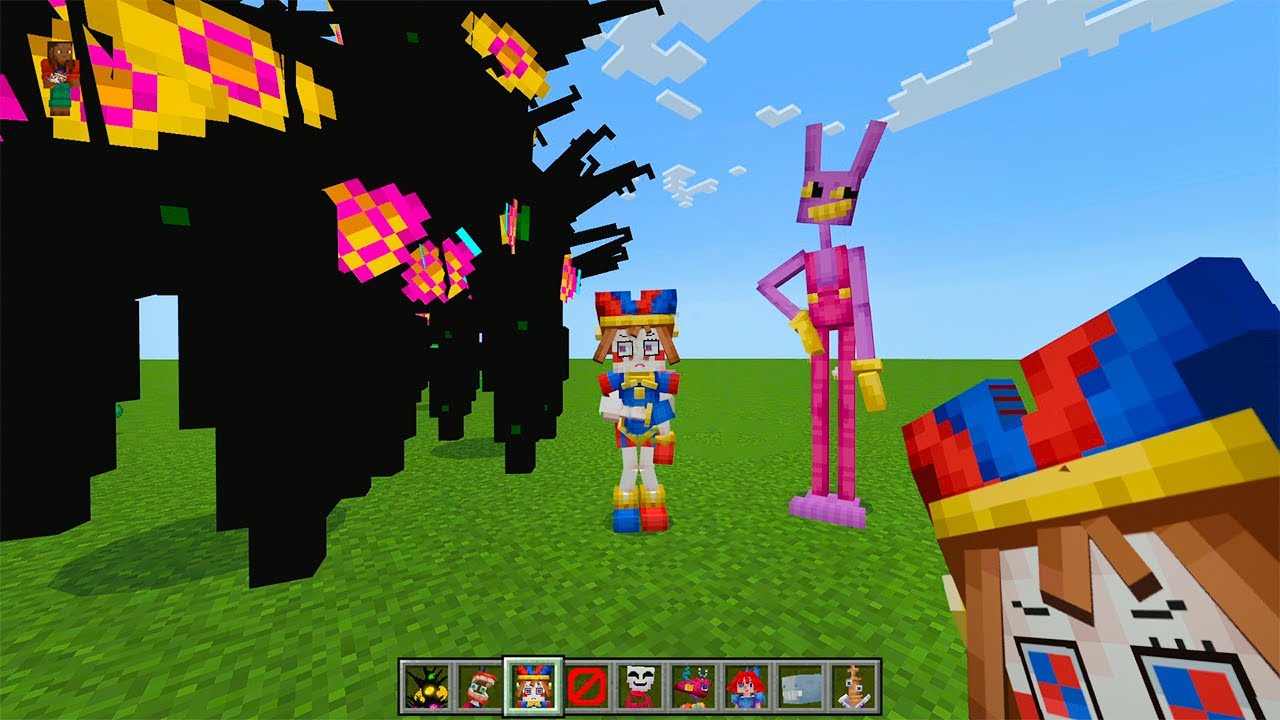 Pomni Transformation to Abstraction in Minecraft (The Amazing Digital ...