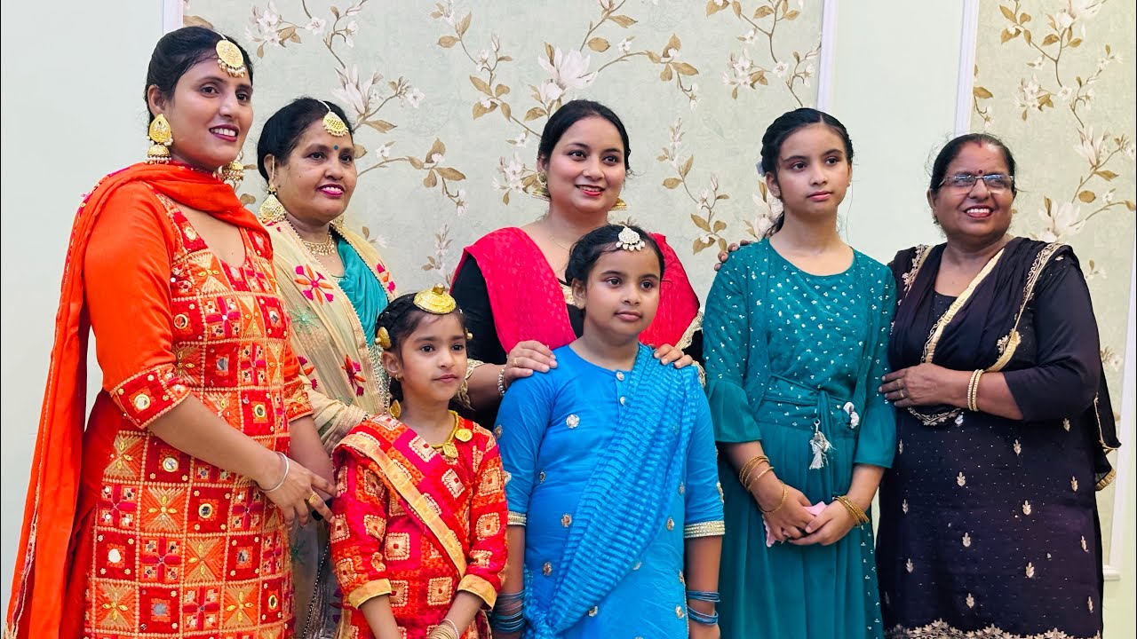 TEEYAN DA MELA| TEEJ CELEBRATION WITH COLONY MEMBERS | HARSIFAT KAUR ...