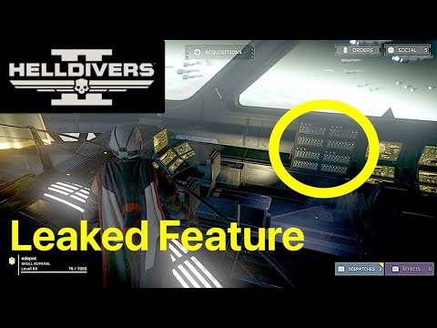 Helldivers 2: Leaked New Feature (Pre-release of Catalog Expansion) @edepot