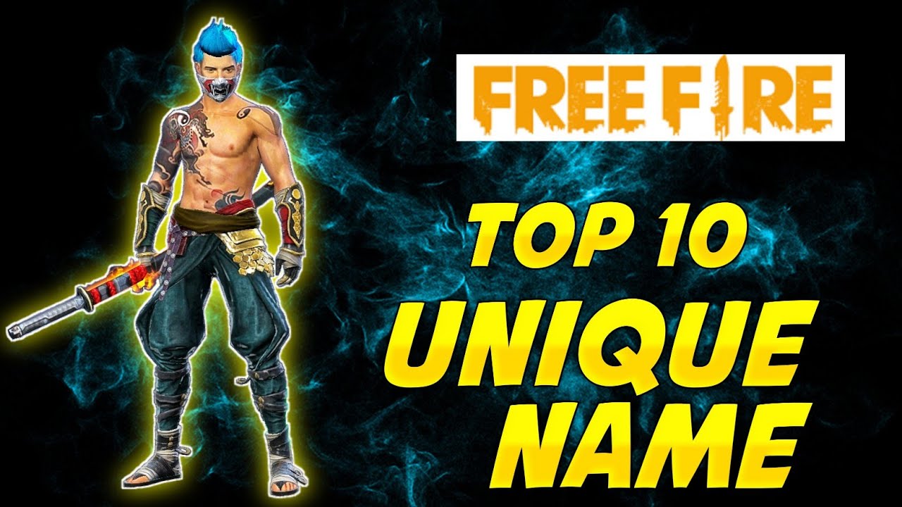 Top 10 Free Fire Name | Unique Free Fire Name | Boys Free Fire Name ...