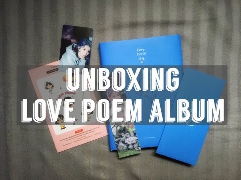 Unboxing IU's Love Poem album - YouTube