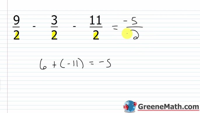 Reducing Fractions Test