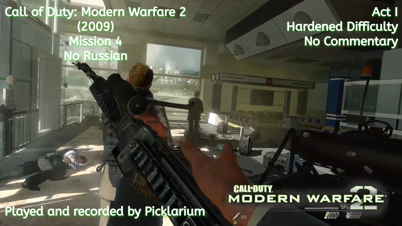 Call of Duty: Modern Warfare 2 (2009) - Mission 4: No Russian (Hardened ...
