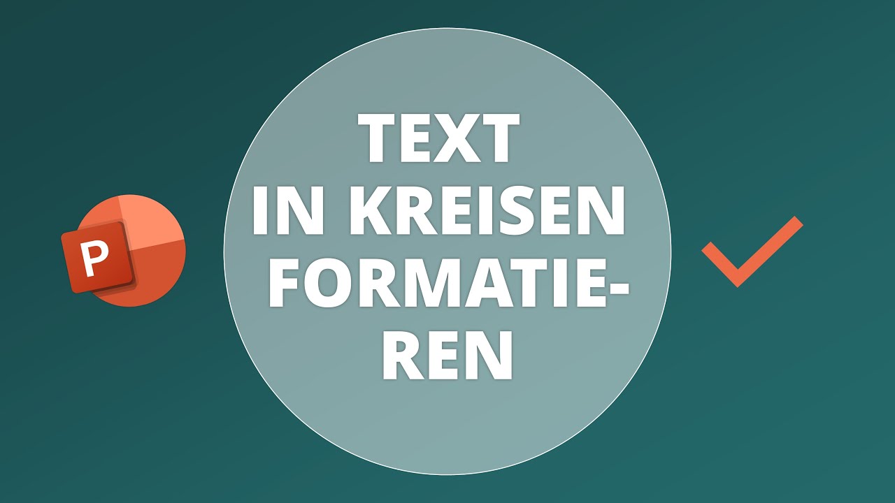 Krasser PowerPoint-Hack in 1 Minute! Text in Kreisen formatieren - YouTube