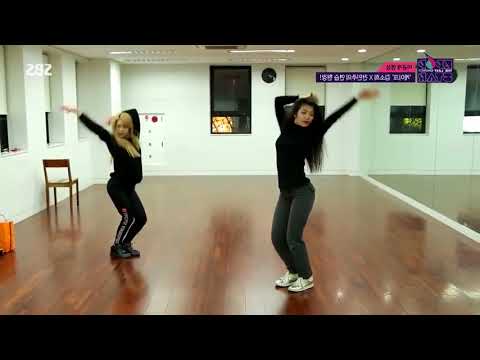 Min Ju & So Hee Dance practice mirrored