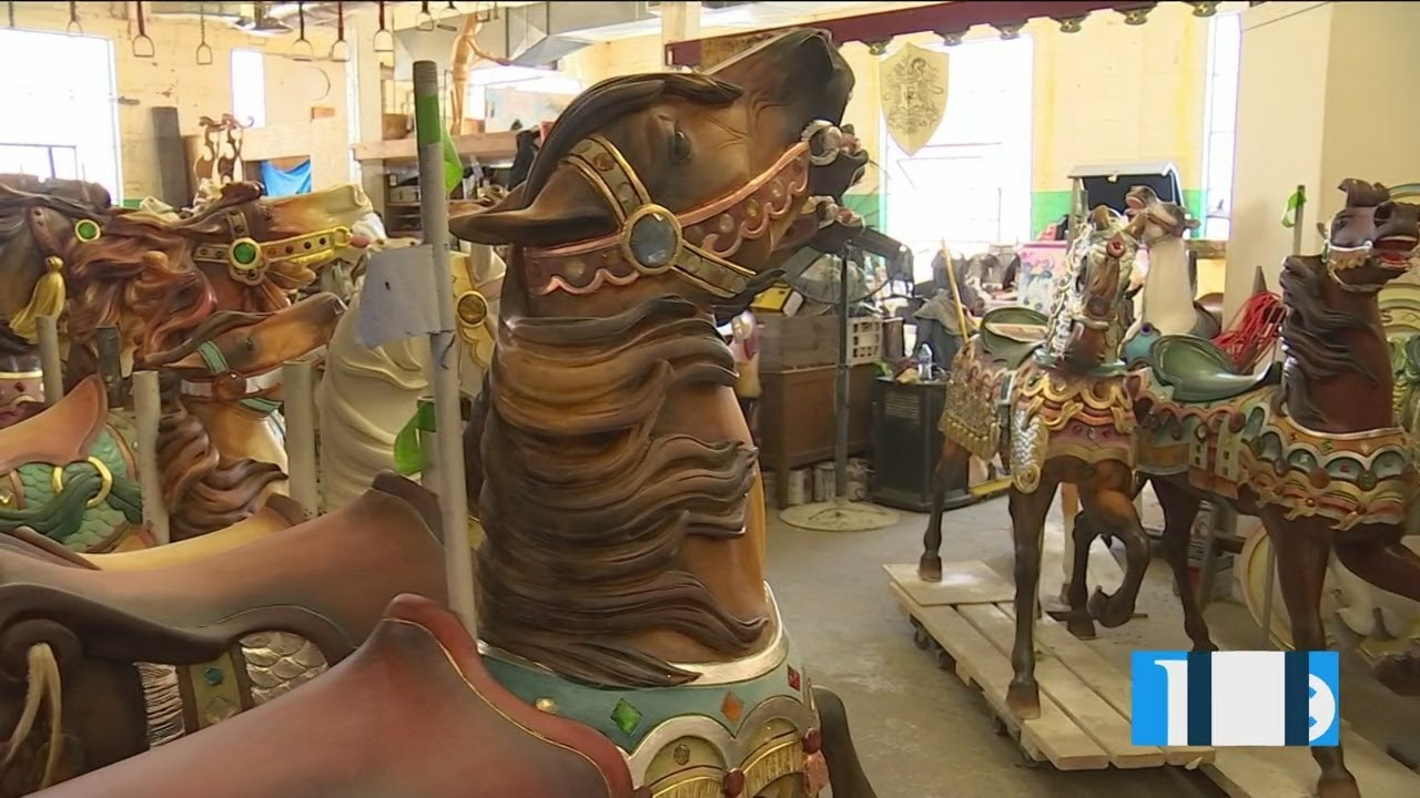 Refurbishing Beautiful Carousel Horses - YouTube