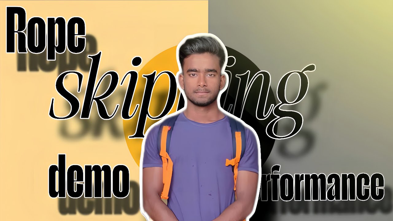 Rope skipping demo performance - YouTube