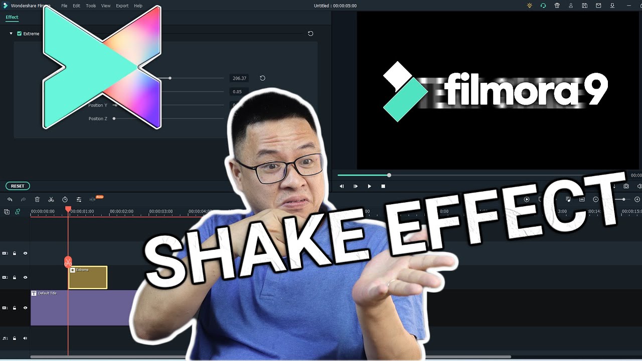 Filmora X Shake Effect - How to Add Shake Effect in Filmora? - YouTube