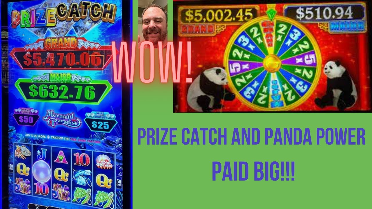 Prize Catch and Panda Power slots! Plus Luxury Line #slots #konamigames ...