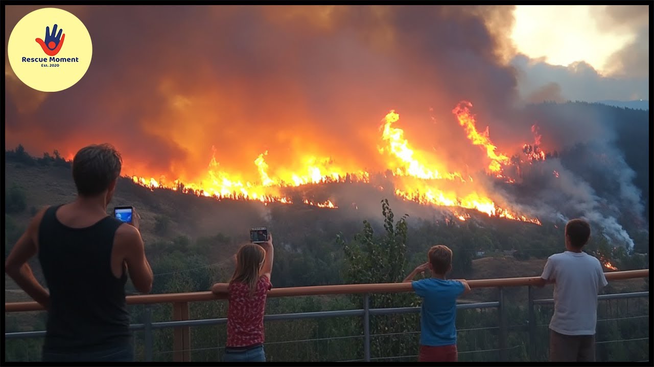 Rescue moments, 99 terrifying firefighting scenes captured on camera ...