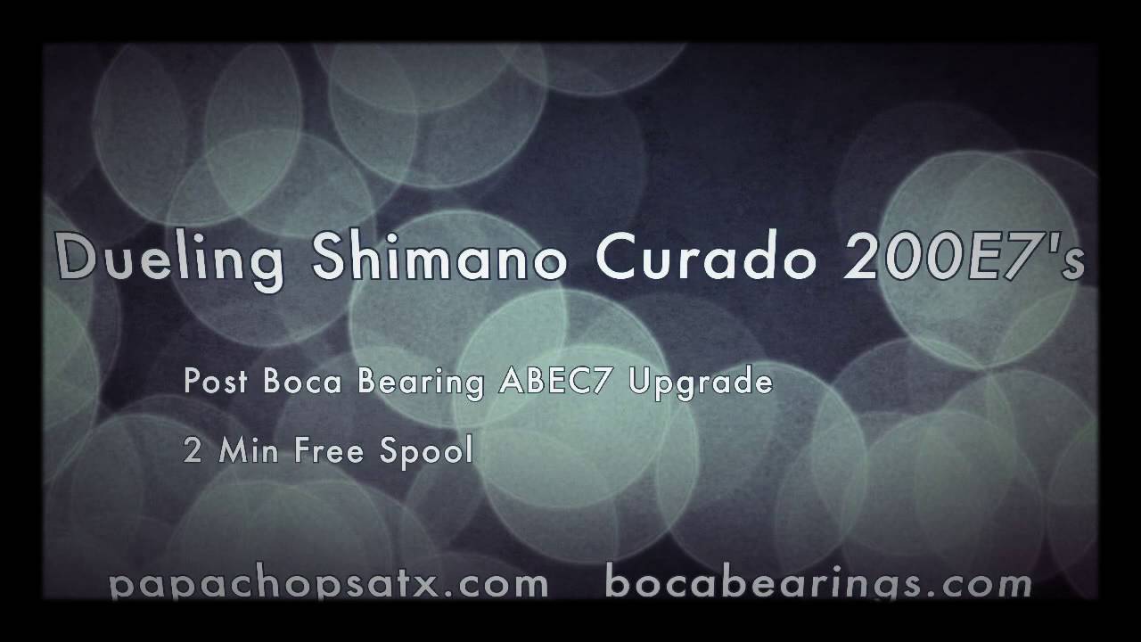 Dueling Curado 200 E7's with Boca Upgrade by papachopsatx - YouTube