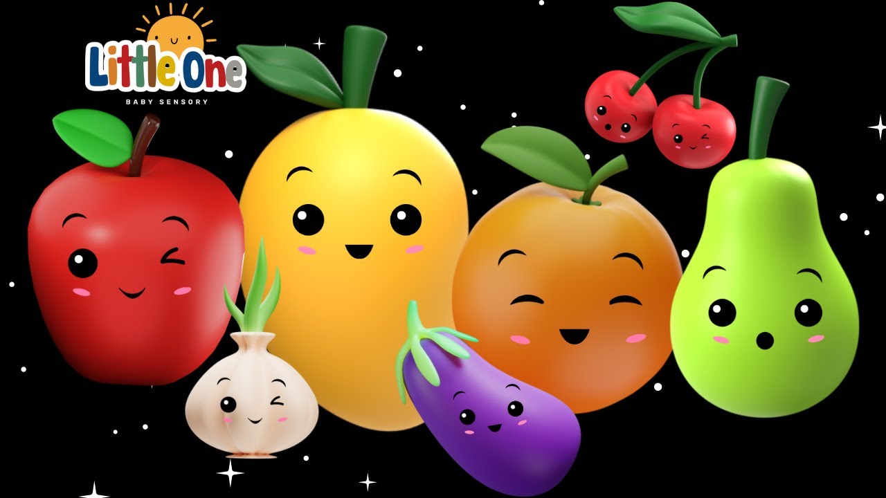 Dancing veggies -Dancing fruits- CUTE Animation - Baby Sensory video ...