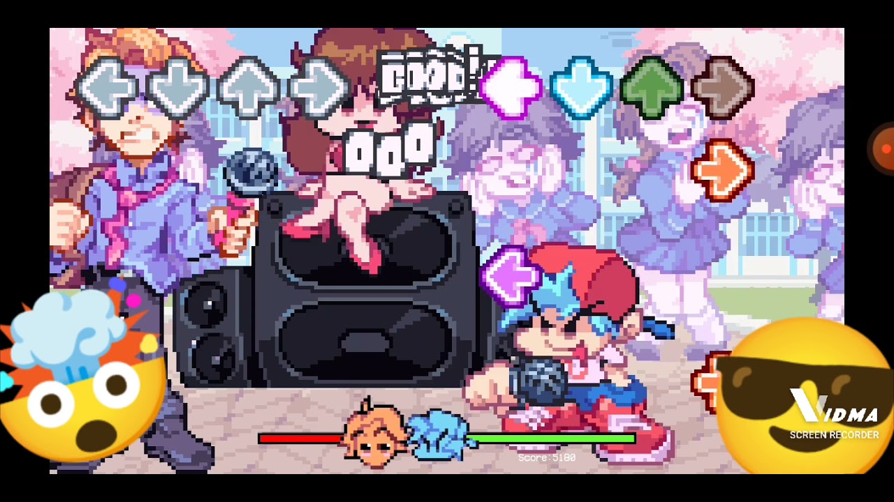 FNF week 6 "Senpai"/ФНФ неделя 6 " Сенпай" (Двоюродный брат сможешь ...