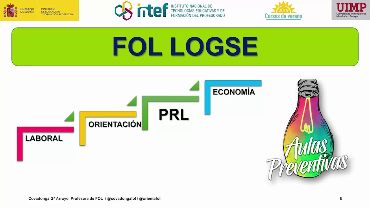 10 La prevención de riesgos laborales en el módulo FOL: Aulas preventivas, un proyecto aplicado ...