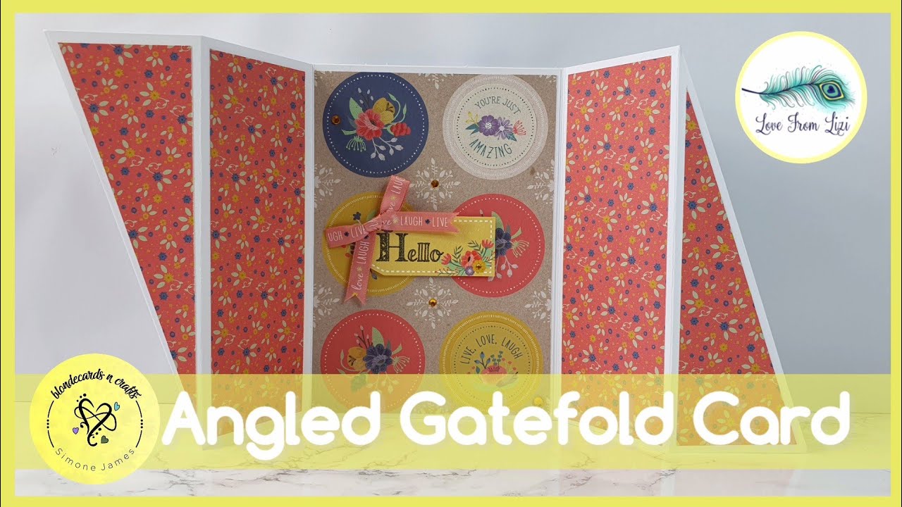 Card 7 - Angled Gatefold | August Super Kit 2023 - crafting with Simone from @blondecardsncrafts ...