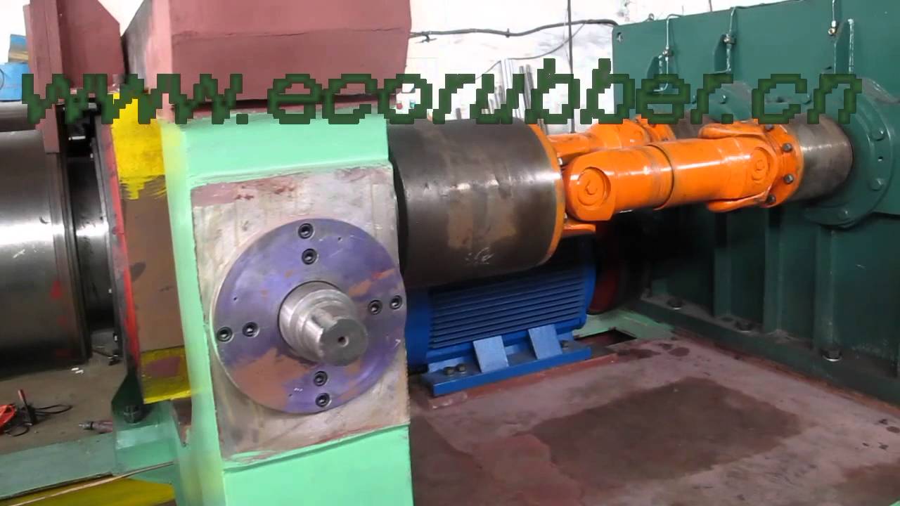 Rubber powder pulverizer - YouTube