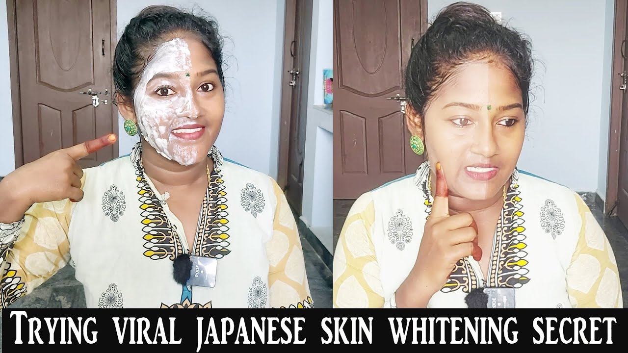 Japanese skin whitening secret testing / Increased skin color ...