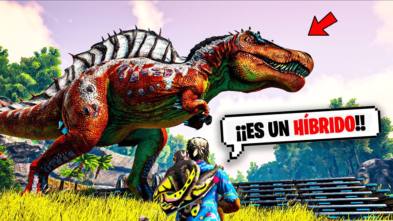 ¡COMBINÉ un REX y un SPINOSAURIO! || ARK Hybrids - YouTube