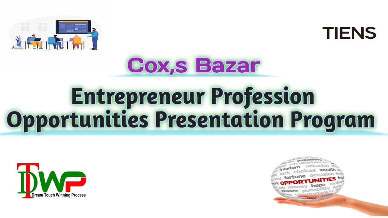 Tiens Entrepreneur Profession Opportunity Presentation Program in Cox,s ...