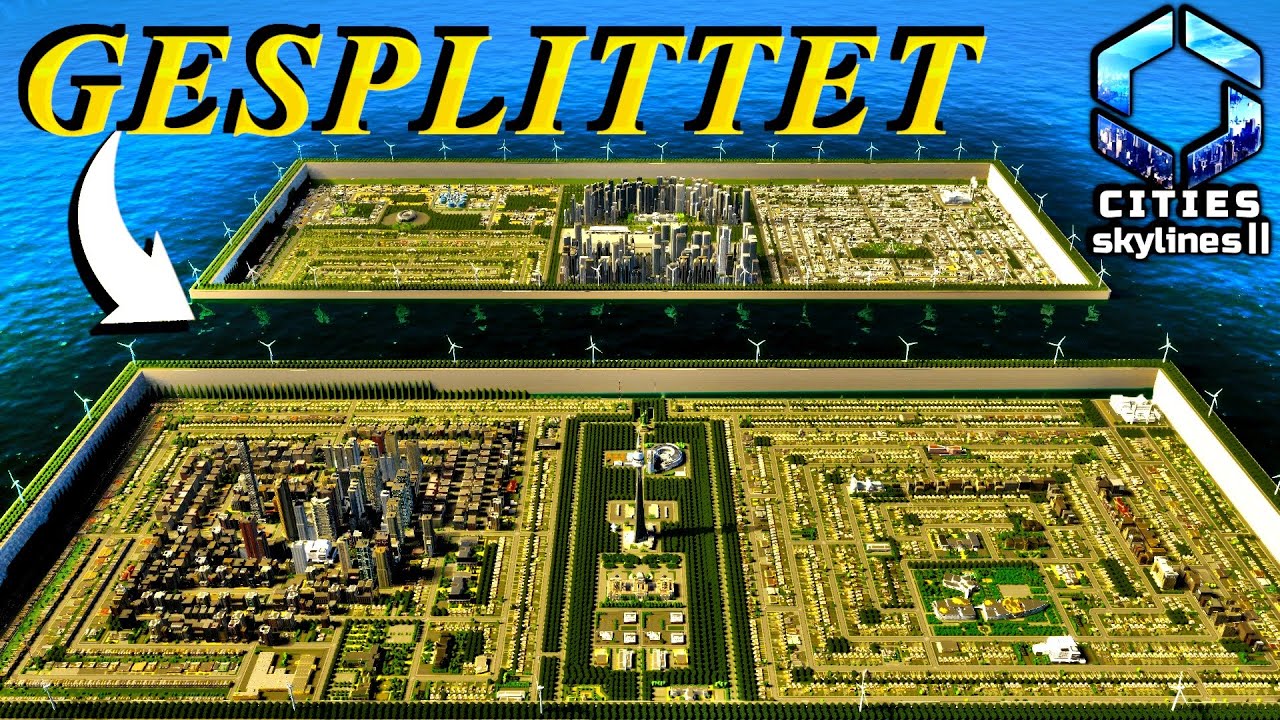 Kann ICH eine STADT SPLITTEN in Cities: Skylines 2 ? ( German Gameplay ...