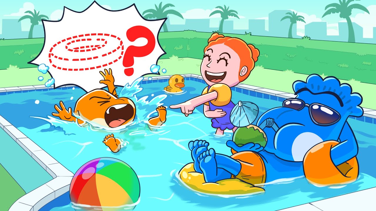 Safety in Swimming Pools | Safety Cartoon | Kids Cartoon | Super Sock ...