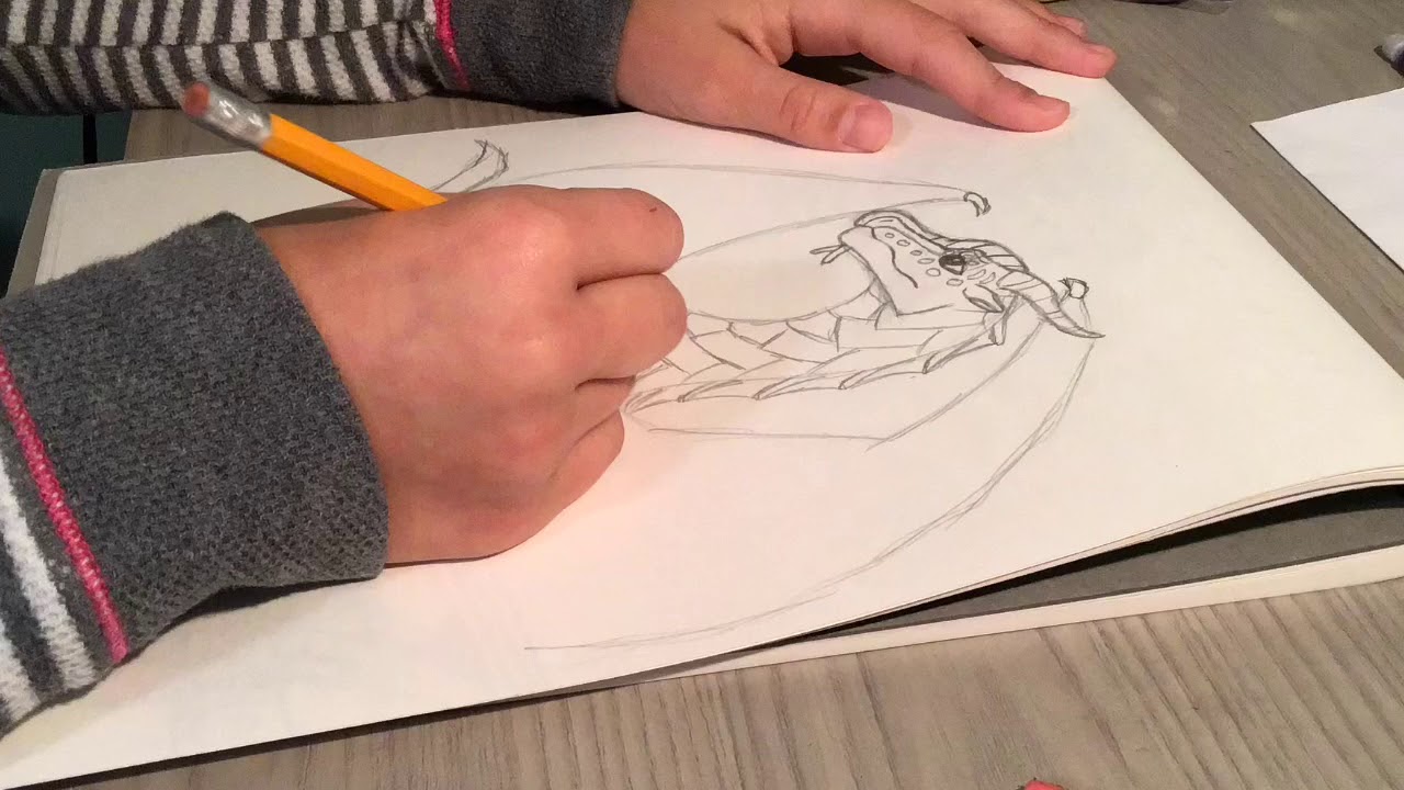 Wings of Fire our Talons of Power Prince Turtle drawing - YouTube