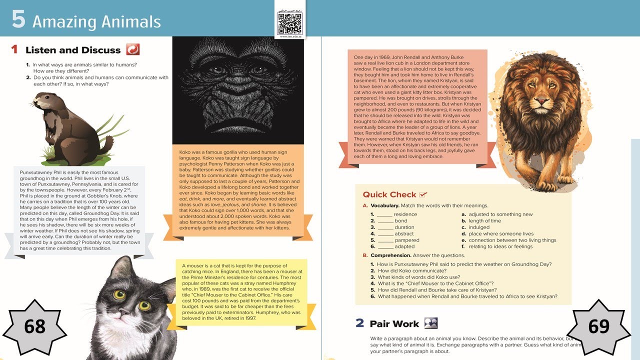 Mega Goal 4 - Unit 5 - Lesson 1 - Listen and Discuss - Pages 68 - 69 - YouTube