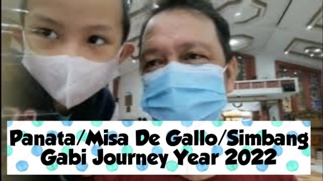 Panata/Misa de Gallo/Simbang Gabi Journey Year 2022 #catholic #misa ...