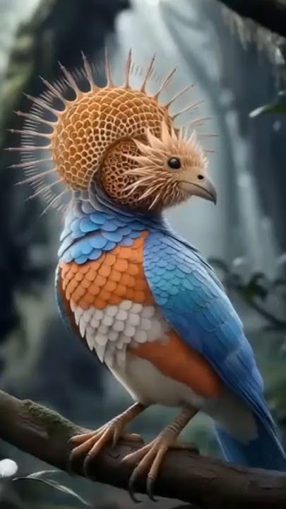 Majestic Crowned Avian Wonder Bird - YouTube