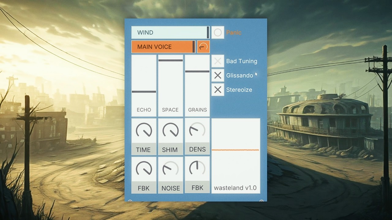 A synth for post-apocalyptic atmospheres | wasteland v1.0 - YouTube