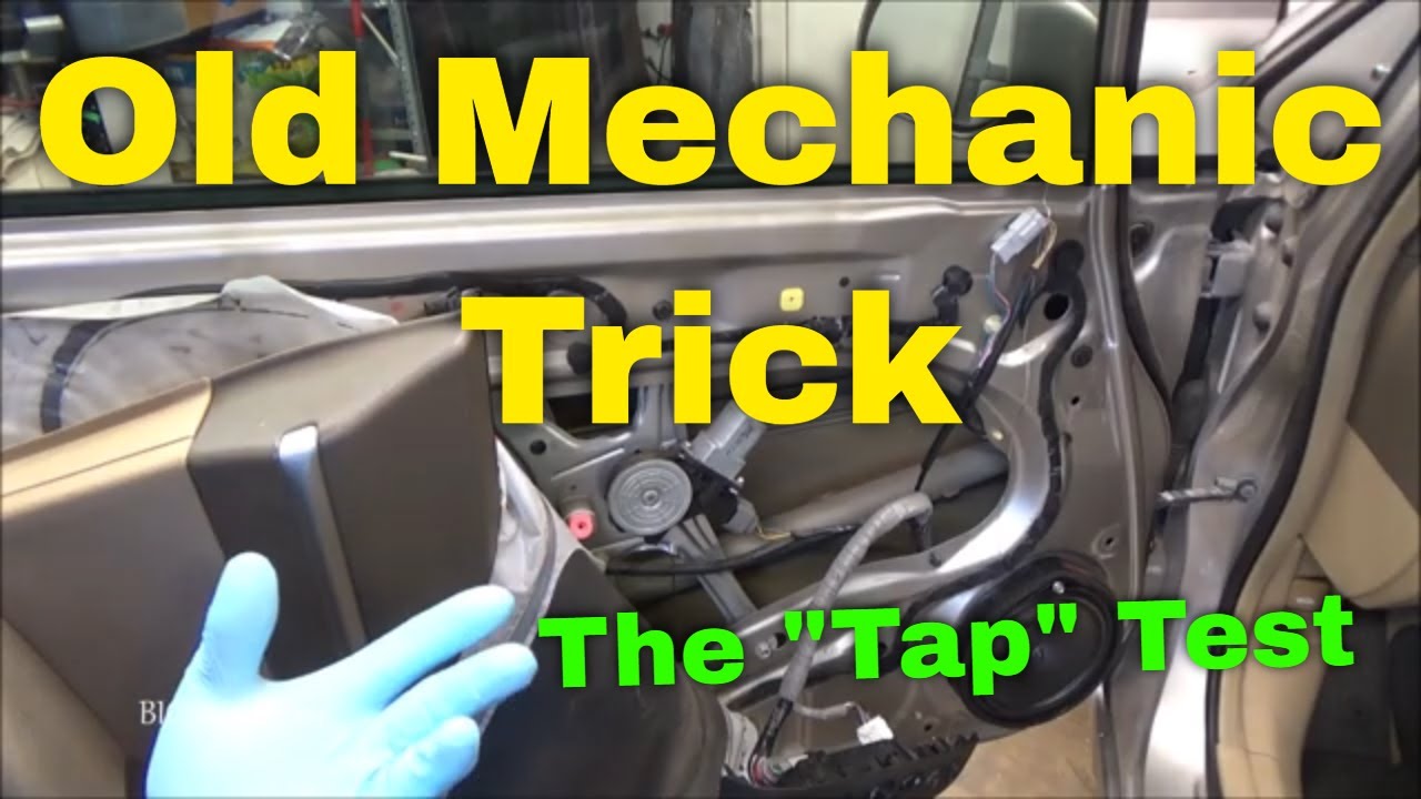 Oldest Car Mechanic Trick in the Book? The Tap Test for Car Repair ...