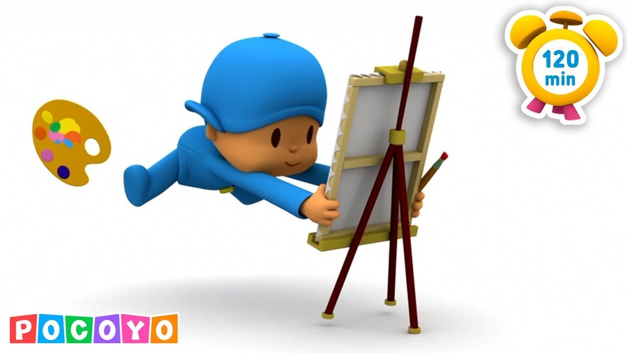 🖌️ GET CREATIVE with Pocoyo! Let's Make ART 🎨 | Pocoyo English ...