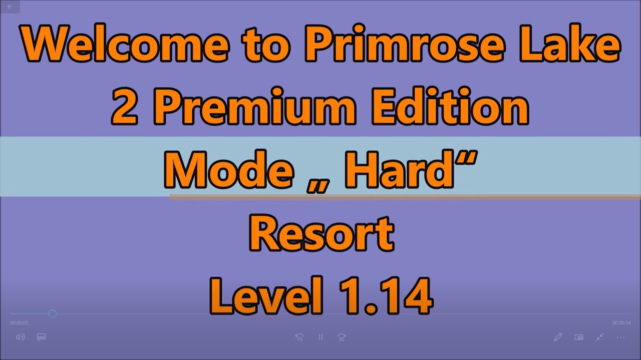 Welcome to Primrose Lake 2 Resort Level 14 - YouTube