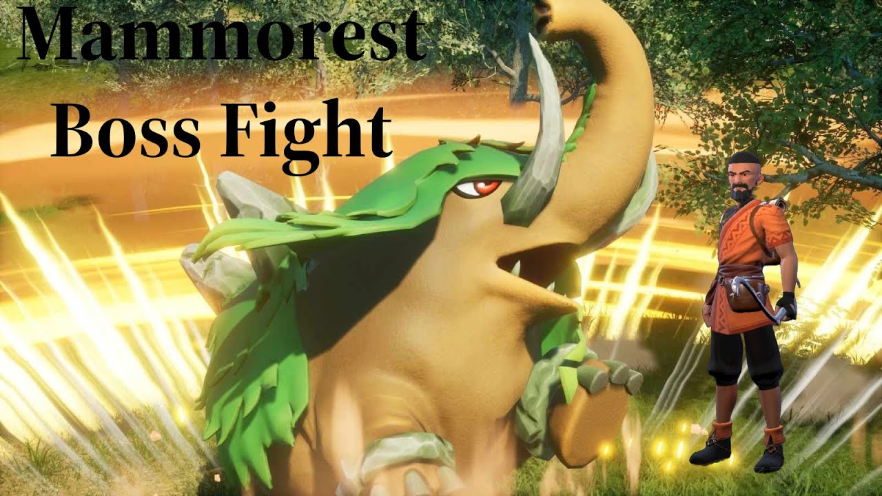 Mammorest World Boss Fight Palworld - YouTube
