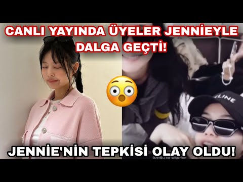 Canlı yayında üyeler Jennieyle dalga geçti Jennie'nin tepkisi olay oldu!