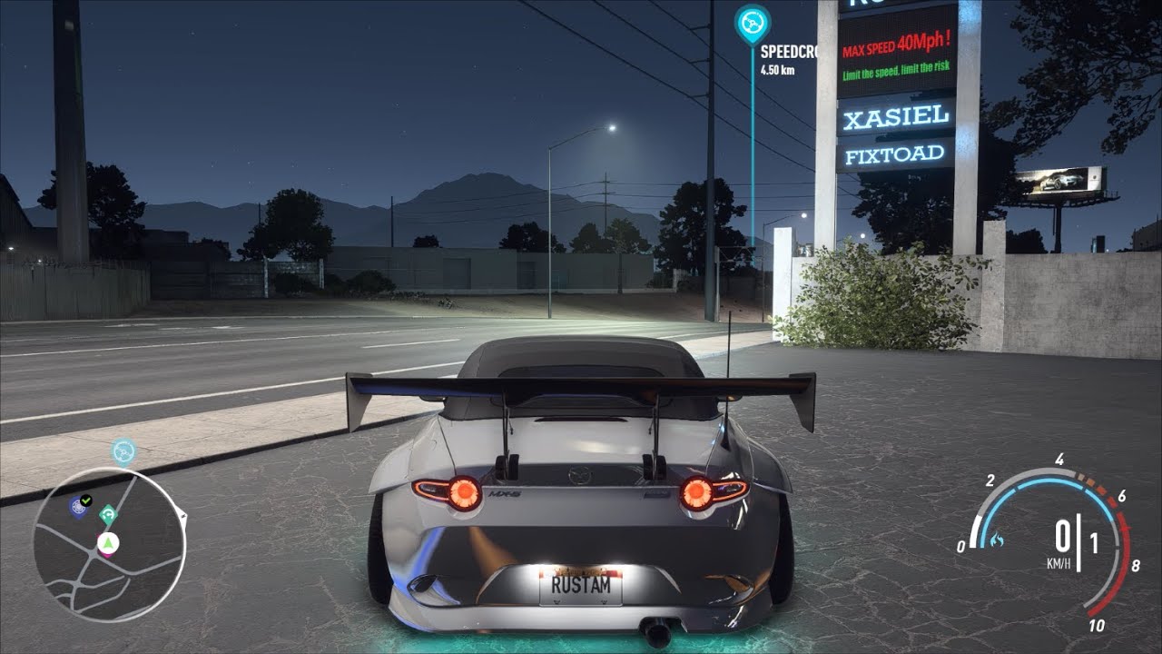 NFS Payback - Mazda MX-5 (2015) - Upgraded Edition | Reaching max speed ...