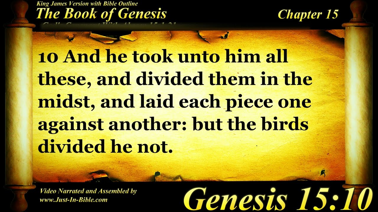 Genesis Chapter 15 - Bible Book #01 - The Holy Bible KJV Read Along ...
