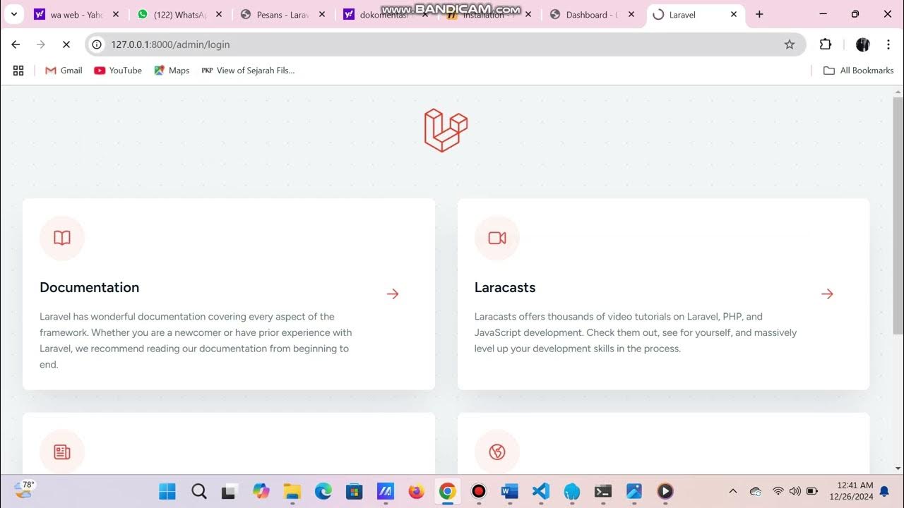 cara cepat membuat 5 tabel menggunakan Laravel filament - YouTube
